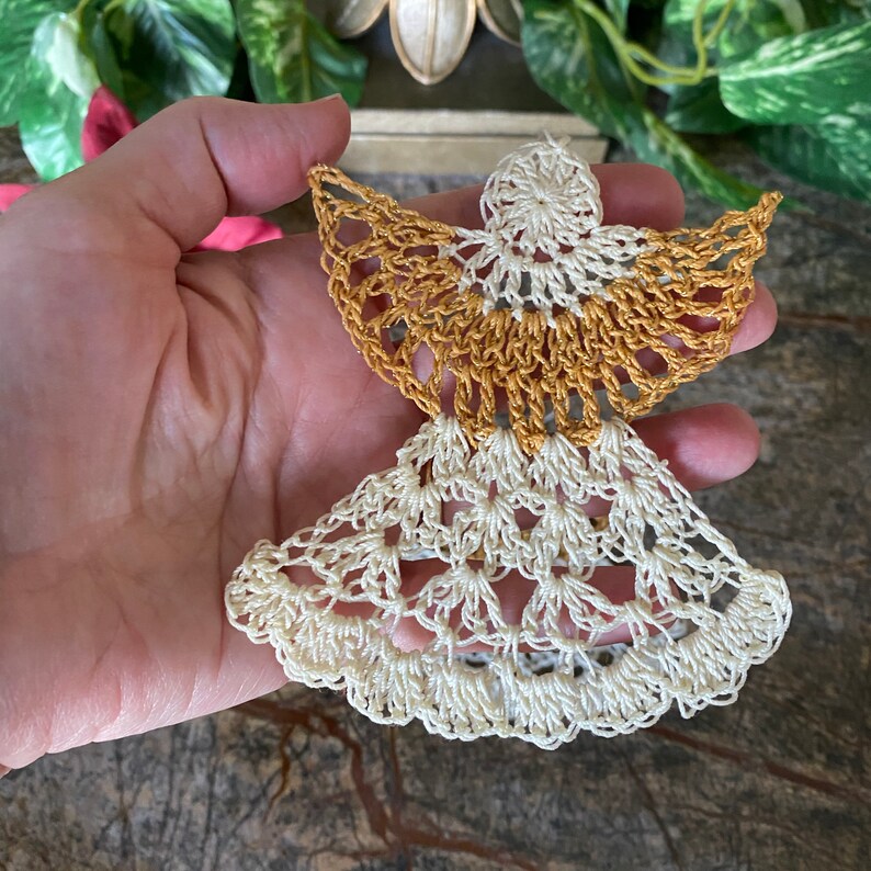 Crochet Angels Set of 3 Angel Ornaments Angels Tree | Etsy
