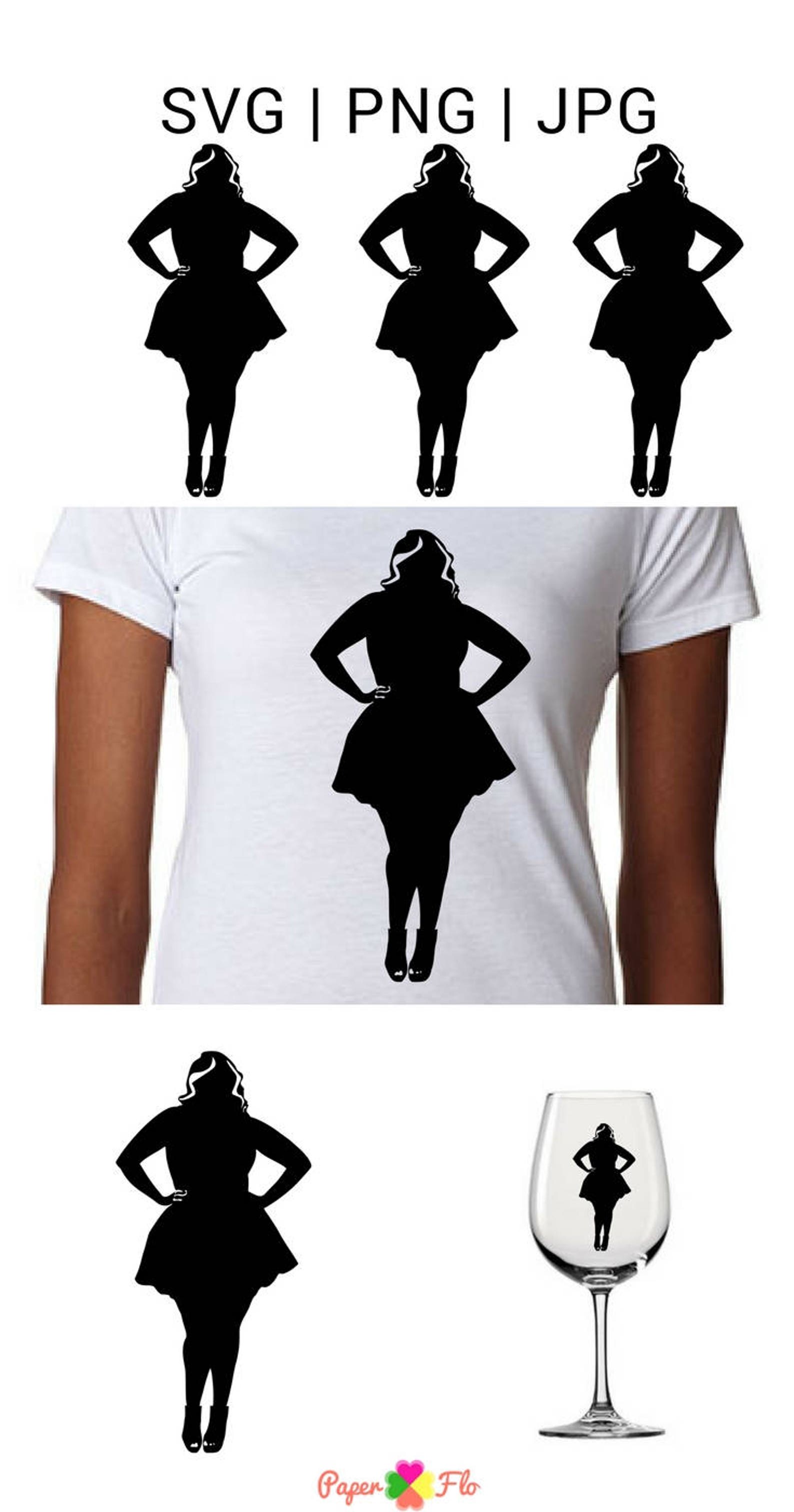 BBW art svg curvy girl art svg curvy girl clipart curvy woman | Etsy