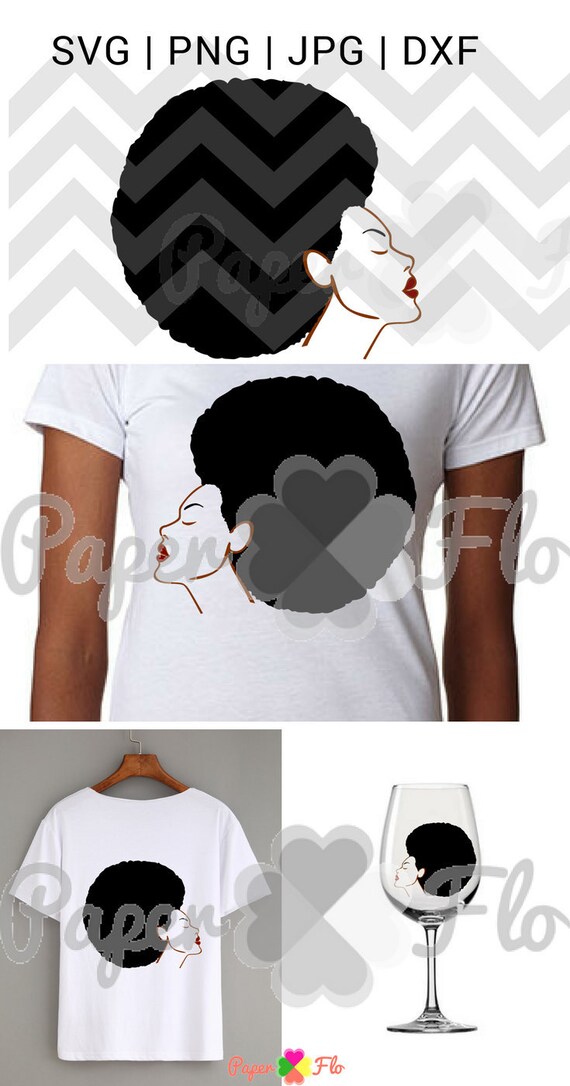 Afro Puff Svg Afro Puff Woman Svg Natural Hair Svg Files - Etsy Finland