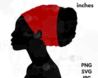 Black Woman Svg Headwrap Svg African American Svg Svg - Etsy