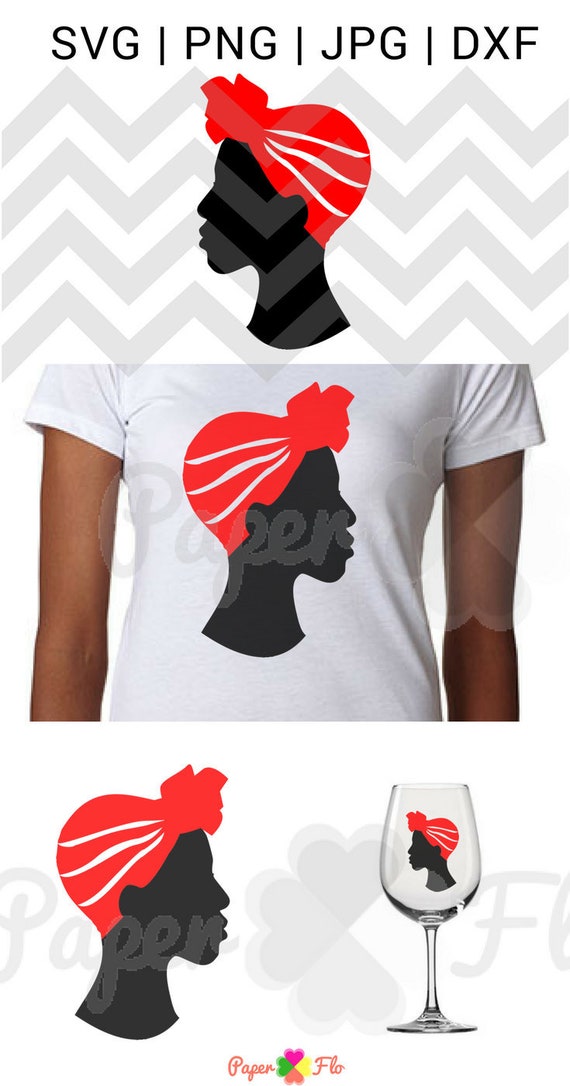 Headwrap svg african woman svg files for cricut black girl | Etsy