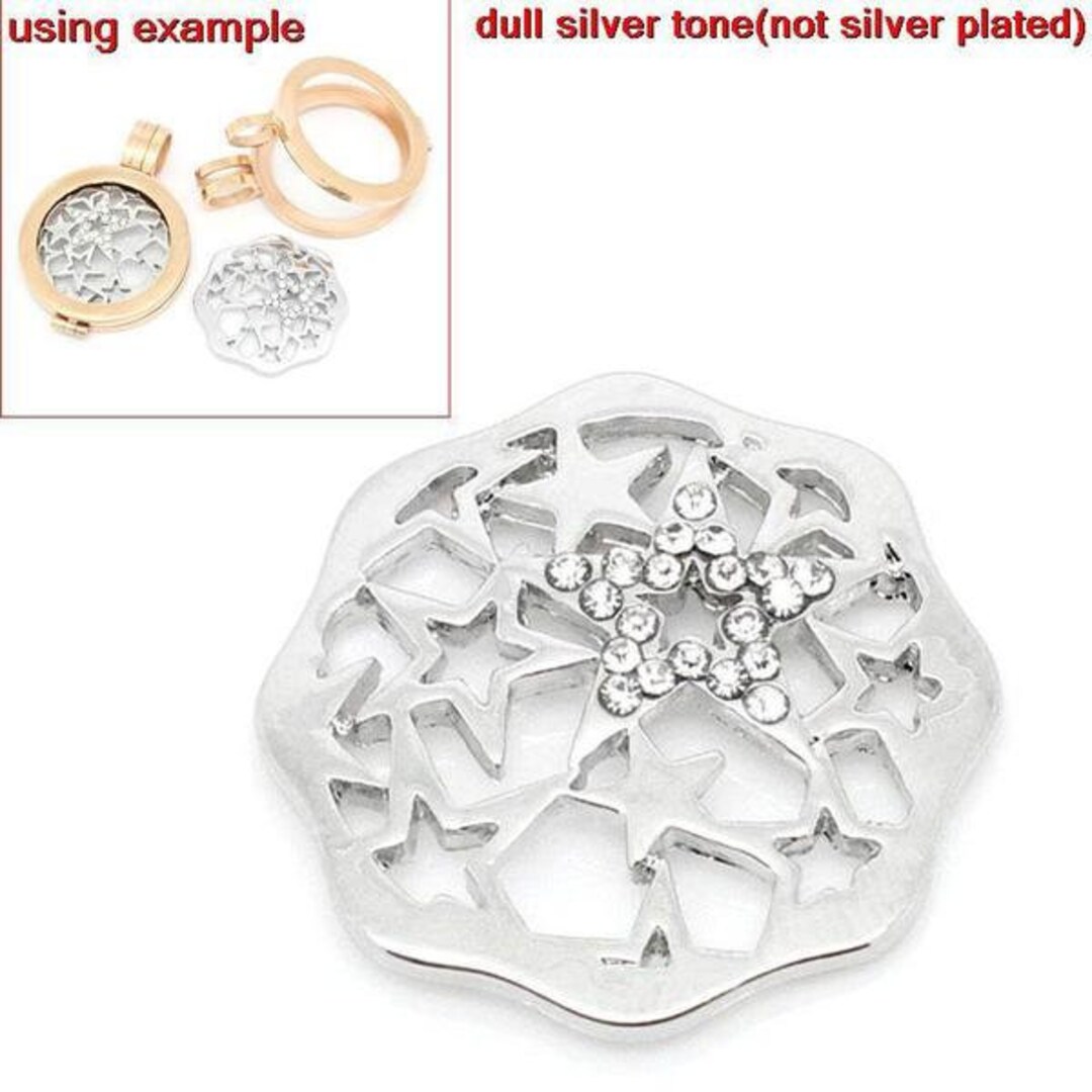 Jewelry Disc, Star, Stars, Metal, Inlay, Insert Disc, Medallion ...
