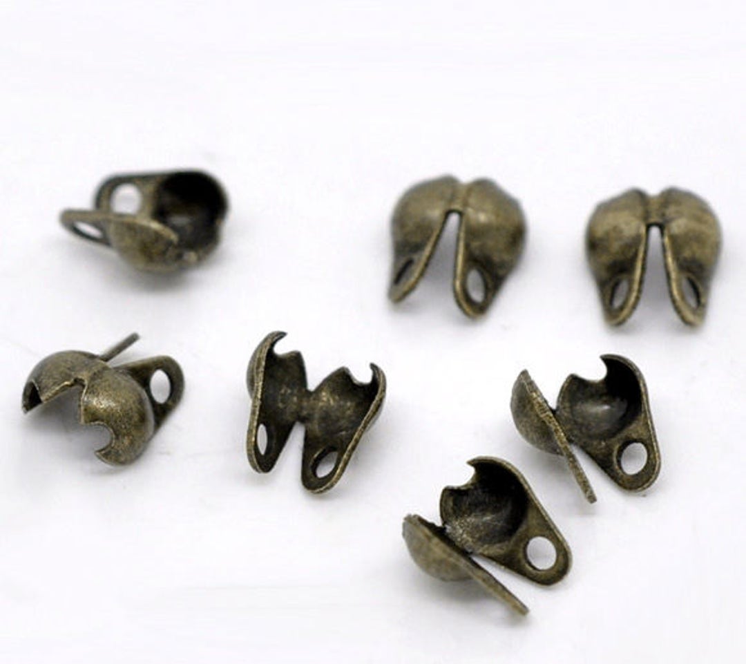 500 Ball Chain Clasps, Bronze - Etsy