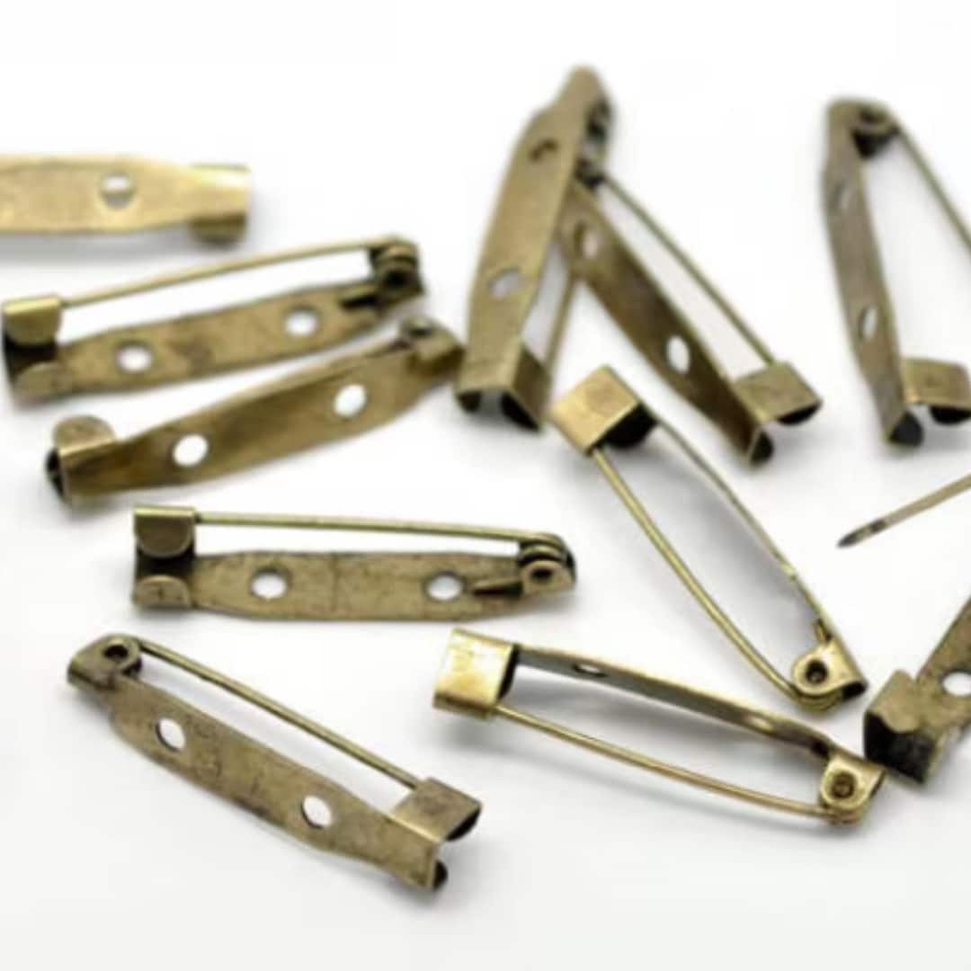 100 Brooch Pins, Brooches, Brooch Blanks, 31 X 6 M - Etsy