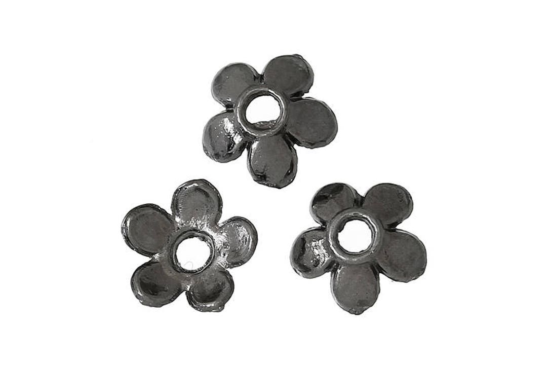 1000 Pearl Caps, Pearls, Caps for Pearls, Blackened, 6 Mm - Etsy