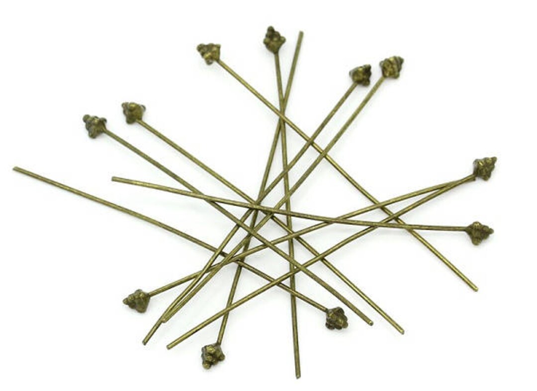 50 Rivet Pins, Metal Pins, Decorative Rivet Pins, 55 Mm, Bronze - Etsy