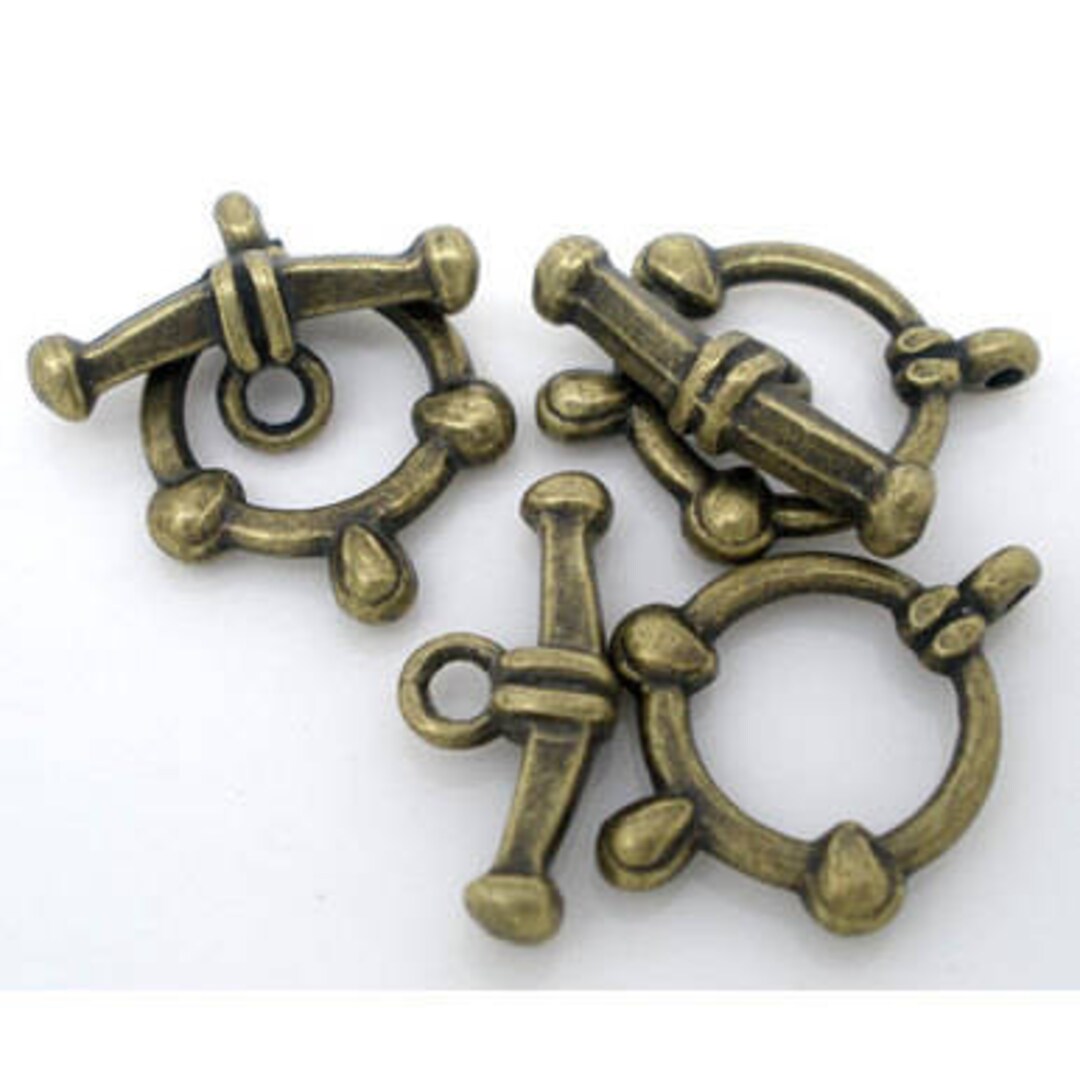 10 Toggle Clasps, Toggle Clasp, Jewelry Clasp, Clasp, - Etsy