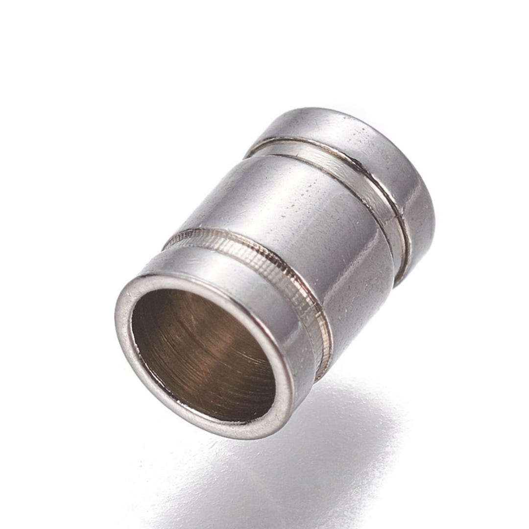 10 End Caps, Band Caps, Stainless Steel, for Leather or Jewelry Band - Etsy