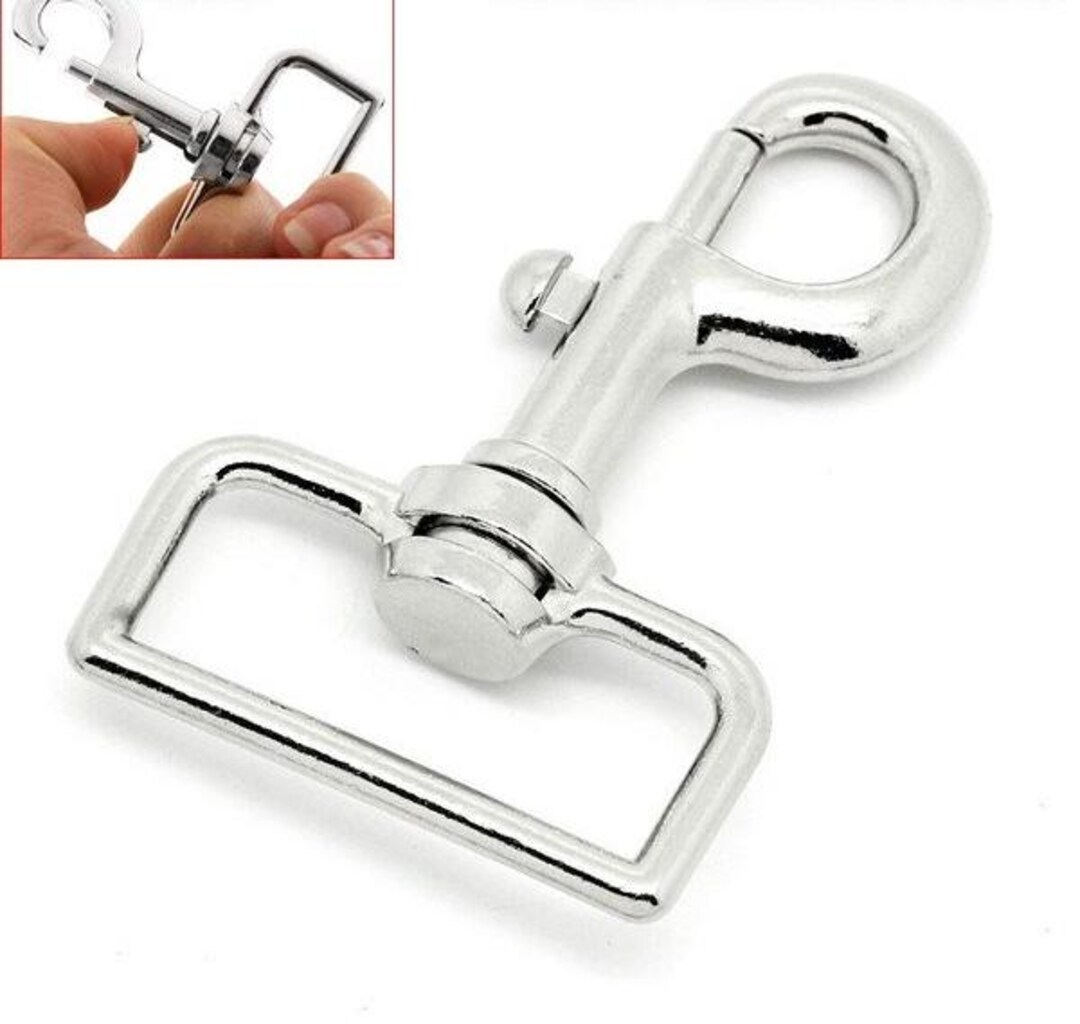 5 Key Rings With Carabiner, Keyrings, Silver - Etsy