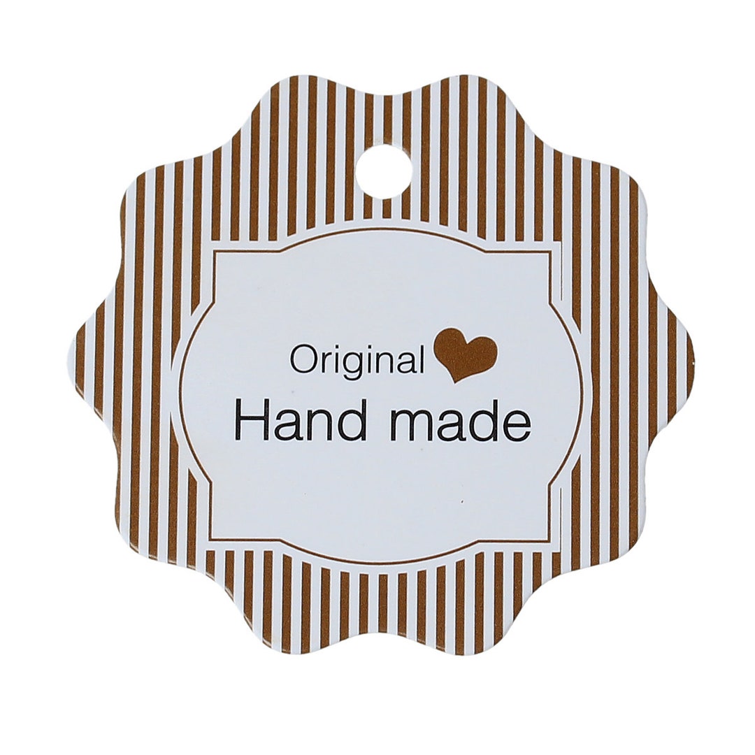 50 Solid Labels, Cardboard, Tags, With Threading Hole, - Etsy