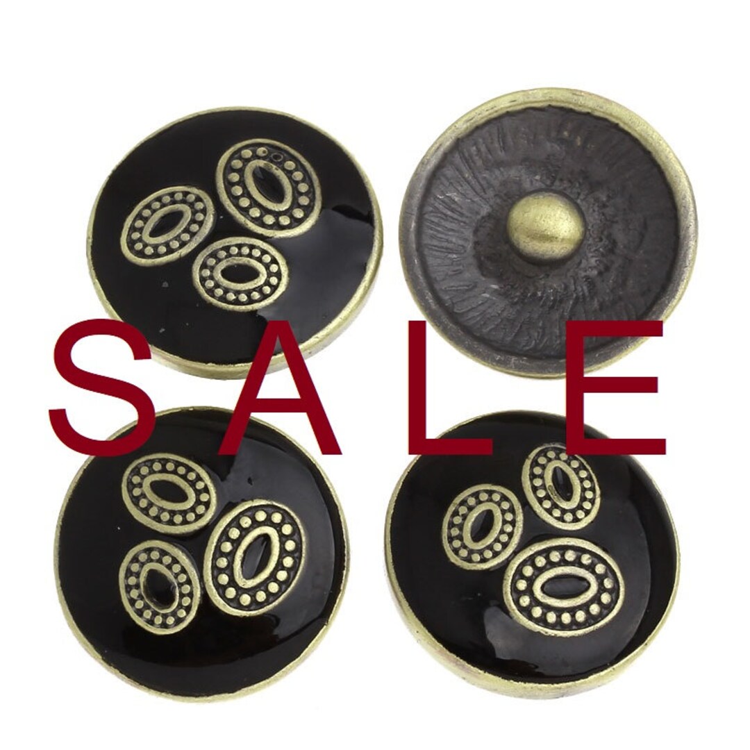 Snap Fastener, Button, Snap Fastener Button, Size L, Bronze-colored, - Etsy