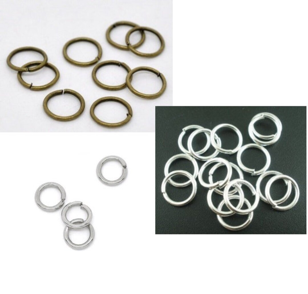 100 - 1200 Pieces of Bending Rings, Connecting Rings, Selection - Etsy