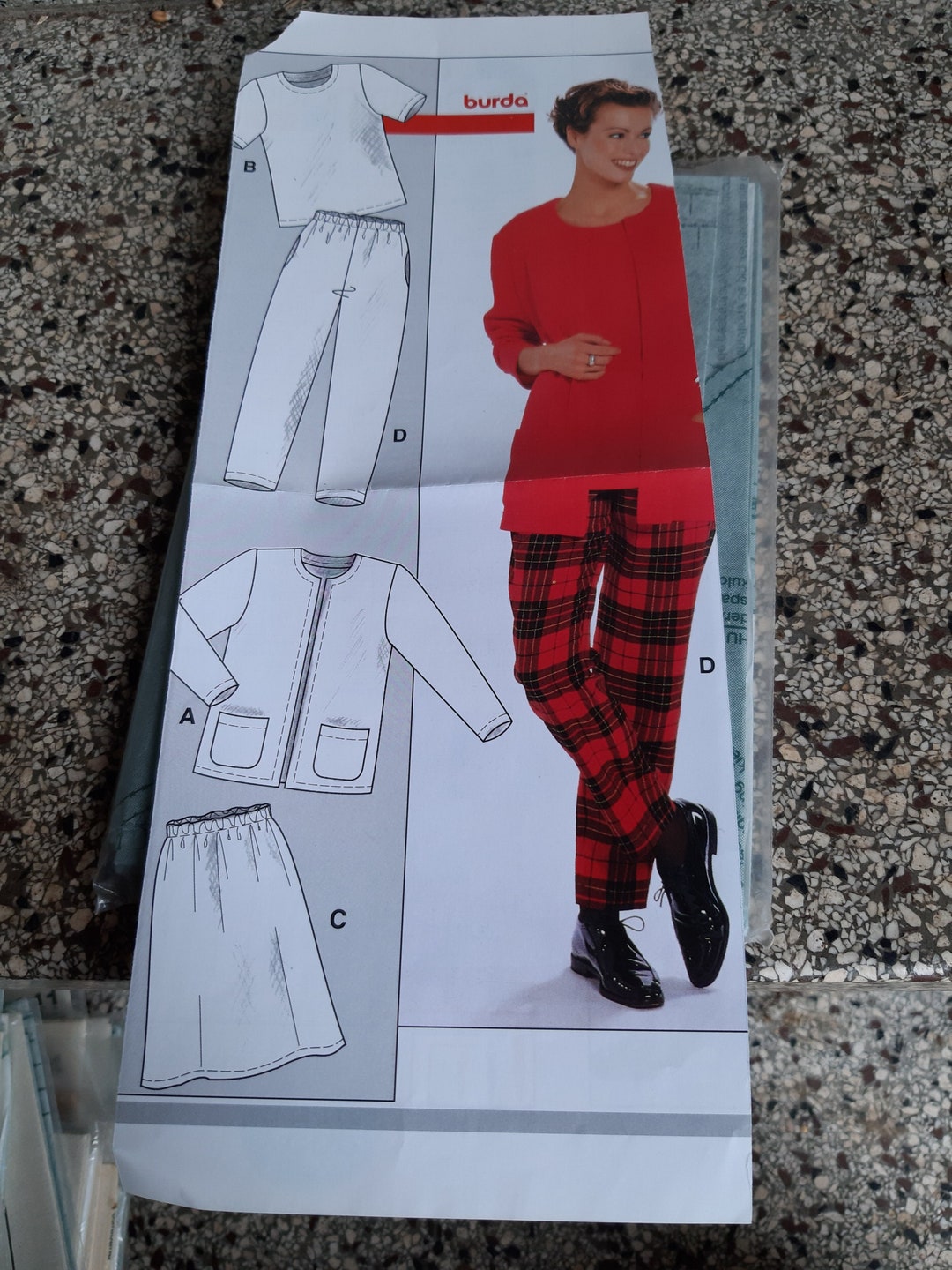 Burda 3650 Pattern, Super Combination, Super Combintie, Multisize Cut ...