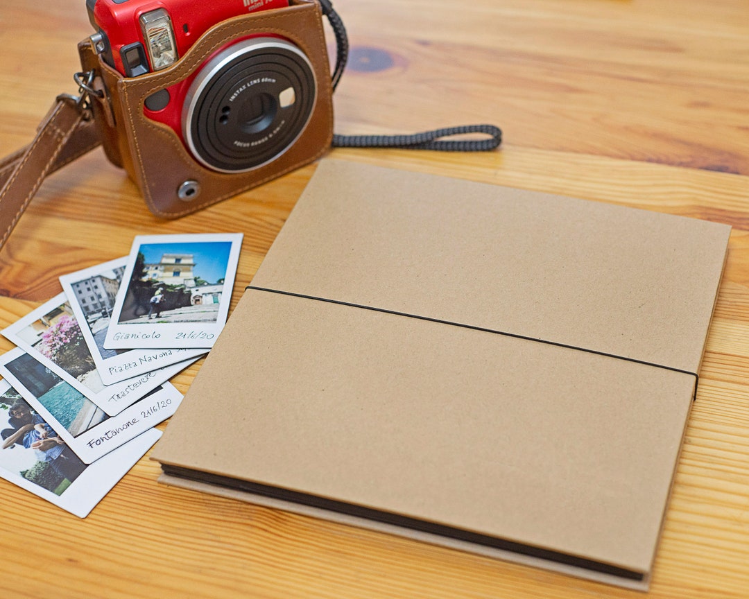 PORTFOLIO Square Accordion Album for 10x15 and 13x18 Photos, 30 Pages on Each Side, Hard Cover ...