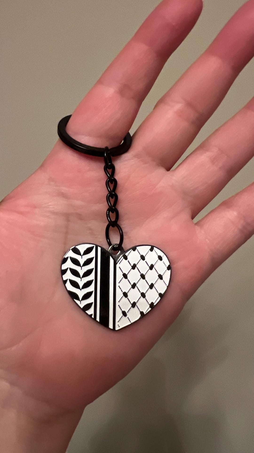 Keffiyeh Heart | Free Palestine | Proceeds Will Be Donated - Etsy