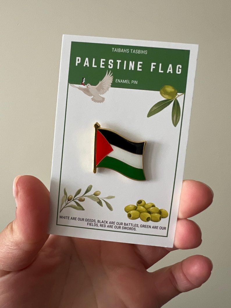 Palestine Flag Pin | Proceeds Will Be Donated to Gaza - Etsy UK