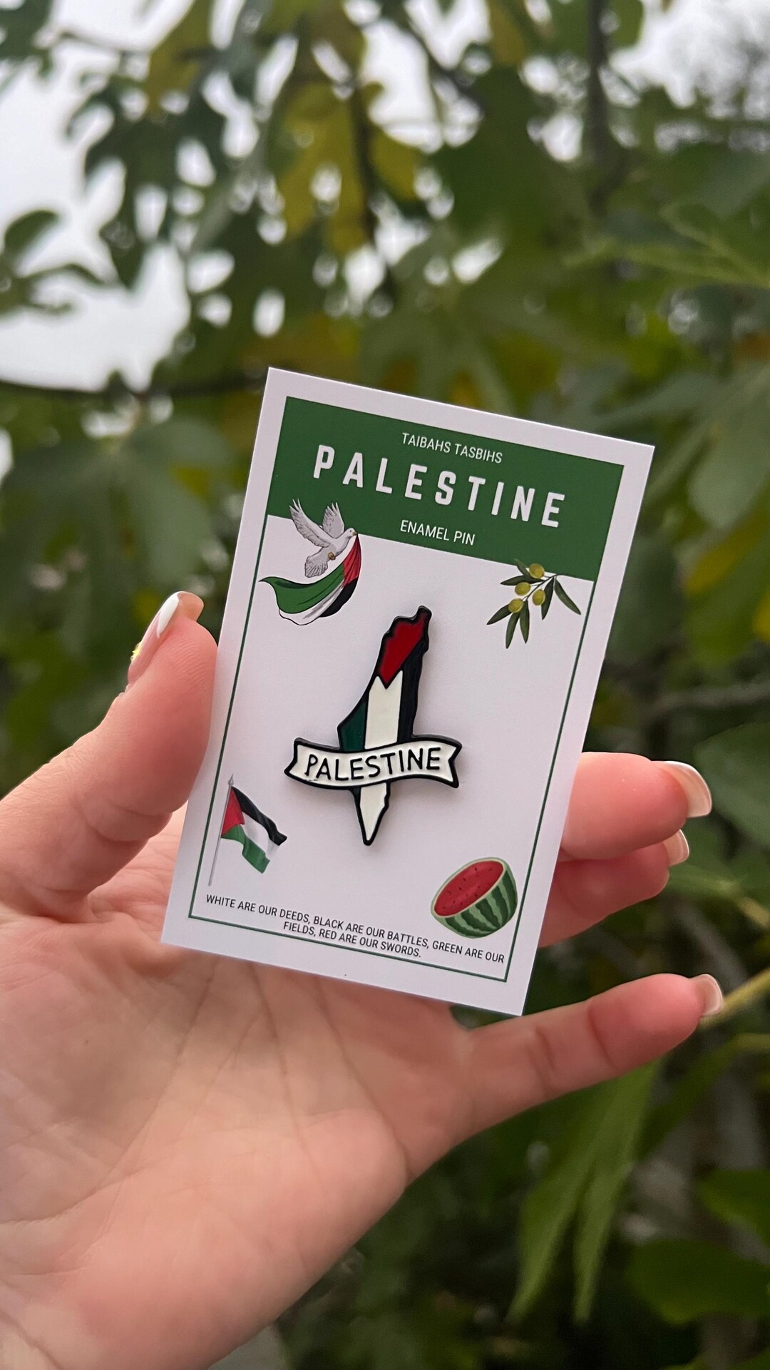 Palestine Map Pin | Palestine Flag | Proceeds Will Be Donated to Gaza ...
