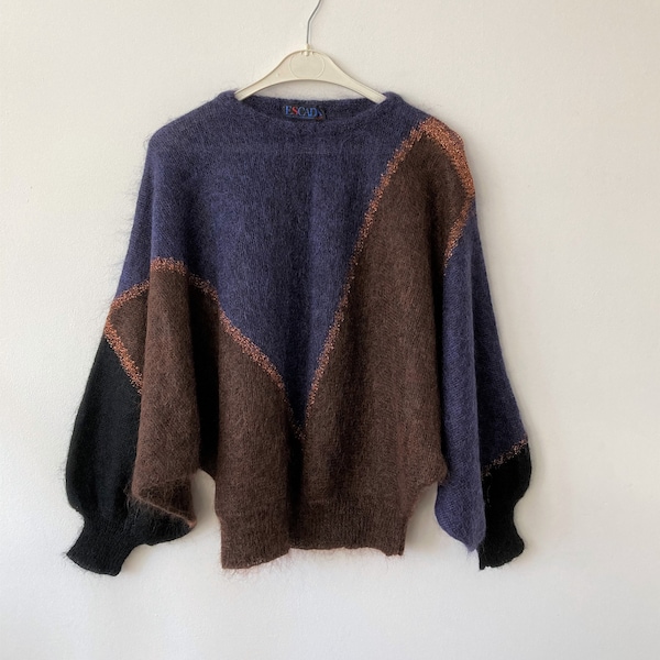 80s Triangle Sweater - Etsy