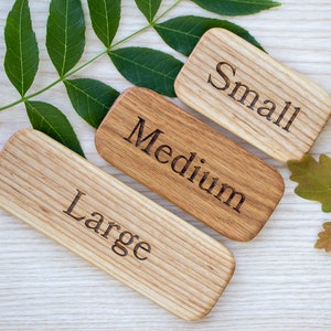 Personalised Wooden Keyring Made From Solid Oak or Ash. Custom Engraved ...