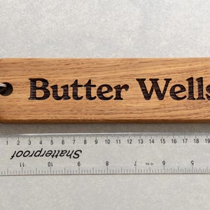 Large Key Ring, Giant Keyring Handmade From Solid Oak, an XXL Keychain ...