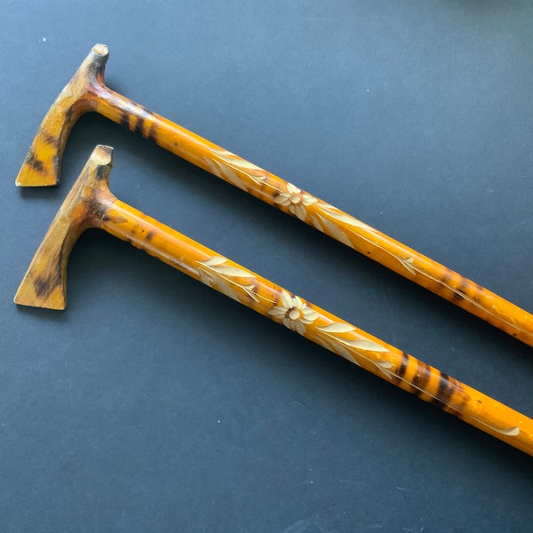 Bamboo Walking Stick - Etsy