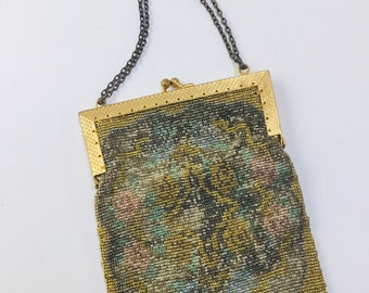 Antique 1800s Unique American Heritage Beaded Purse From the Time of ...