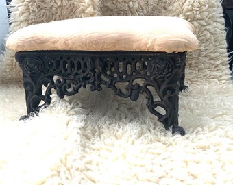 Victorian Cast Iron Stool - Etsy