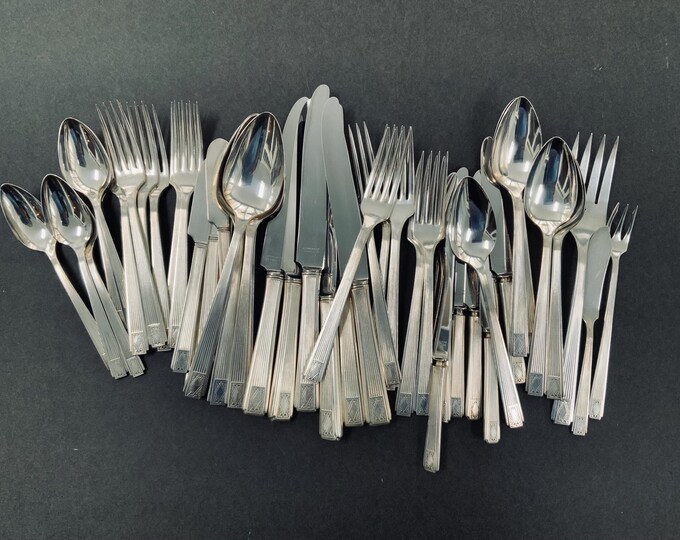 Art Deco Community Plate Set for 6 NOBLESSE 1930 - Etsy