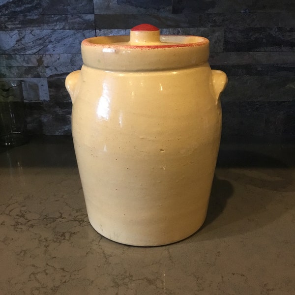 Large Antique Crock - Etsy