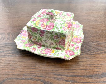 Royal Winton Butter Dish | Etsy