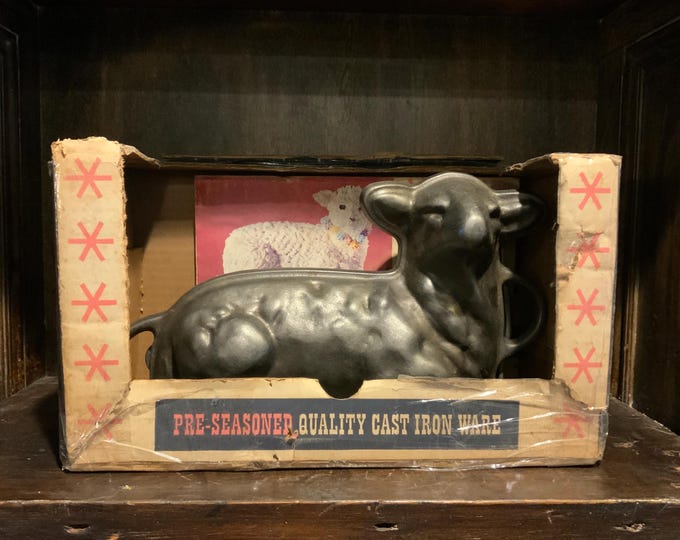 Cast Iron Lamb Cake Mold - Etsy
