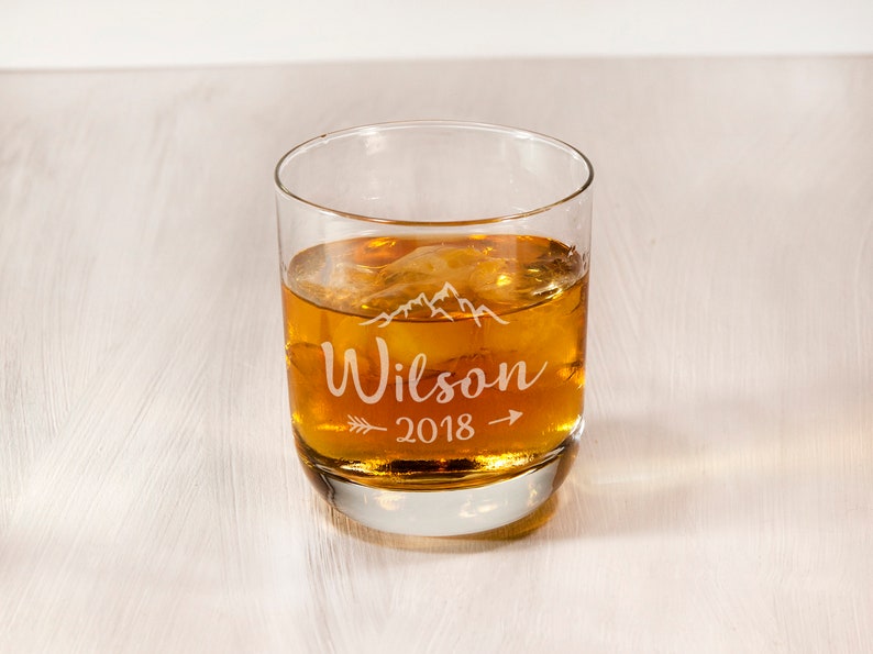 Personalized Whiskey Glasses Engraved Rocks Glass T For Him Etsy