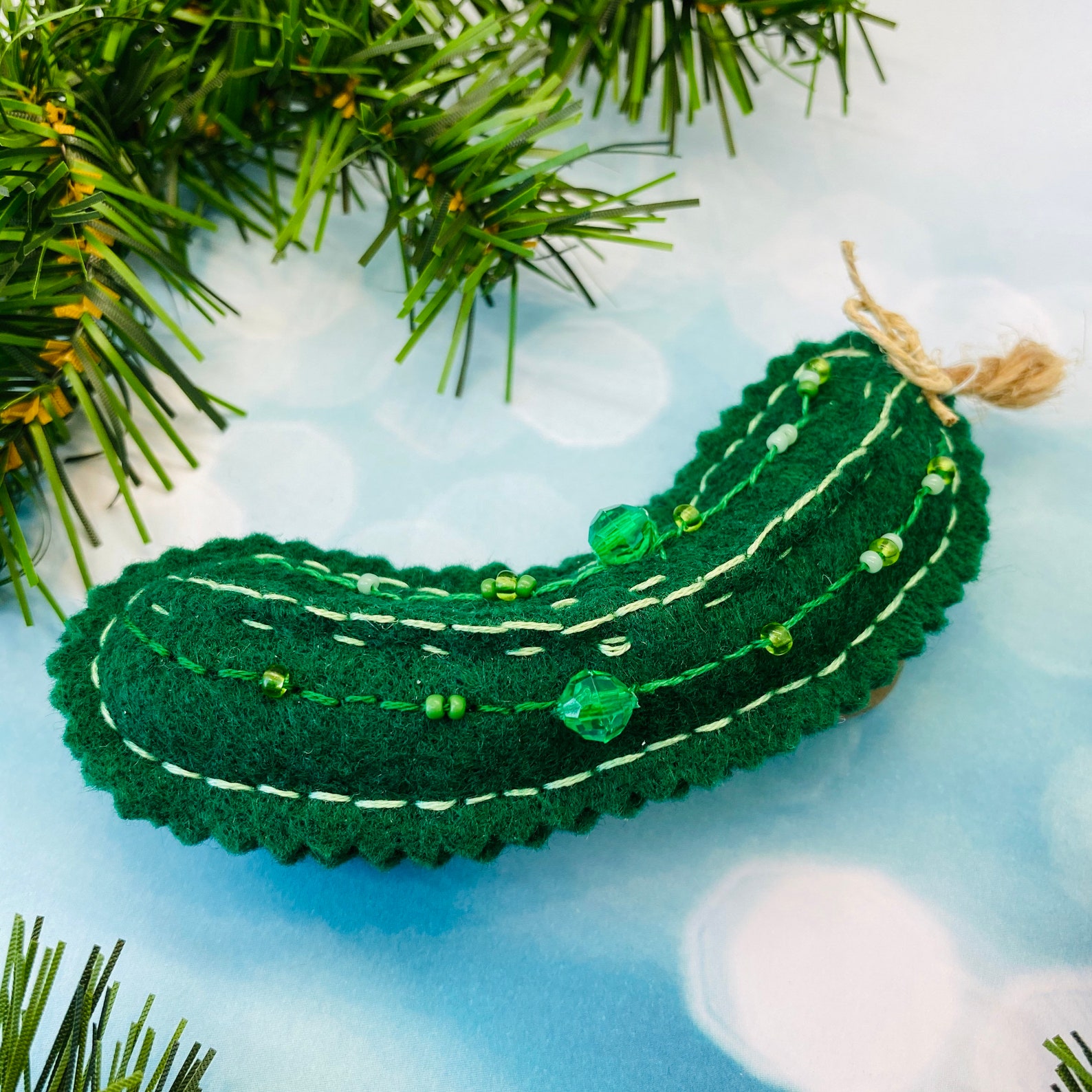 Christmas Pickle Ornament Food Ornament German Pickle Ornament - Etsy