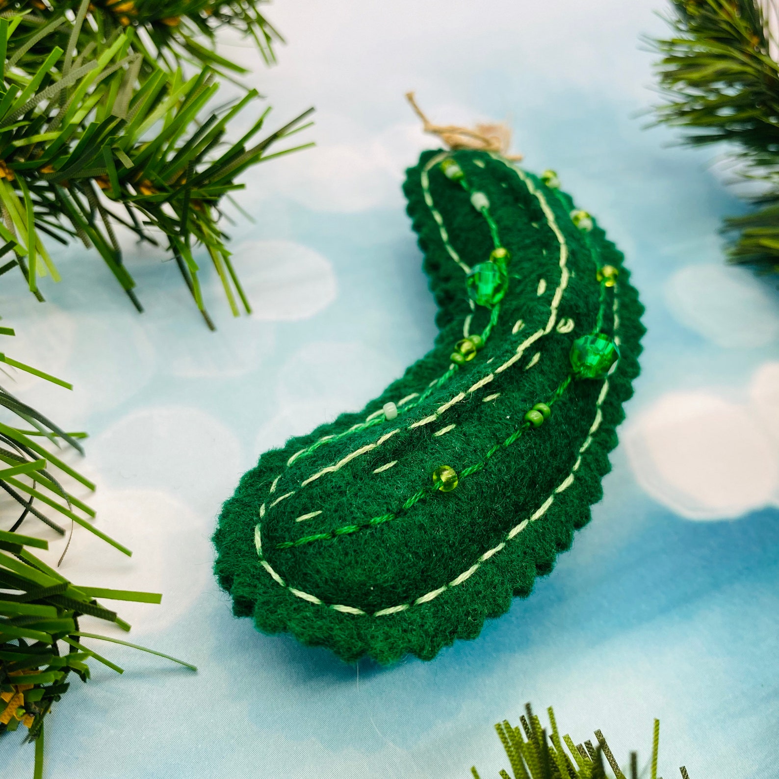 Christmas Pickle Ornament Food Ornament German Pickle Ornament - Etsy