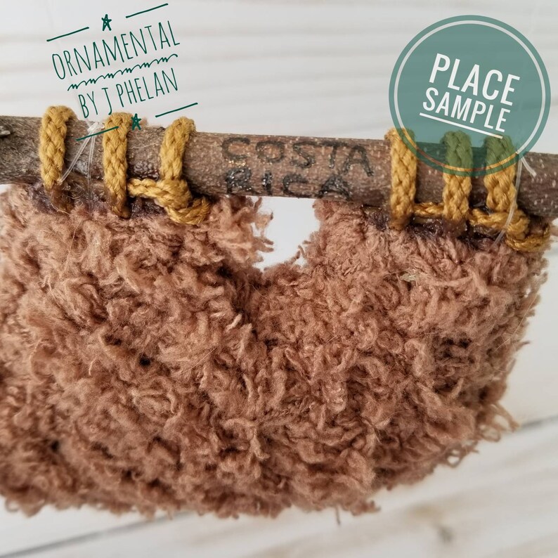 Sloth Costa Rica Pura Vida Sloth Ornaments Sloth Sloth Gift | Etsy