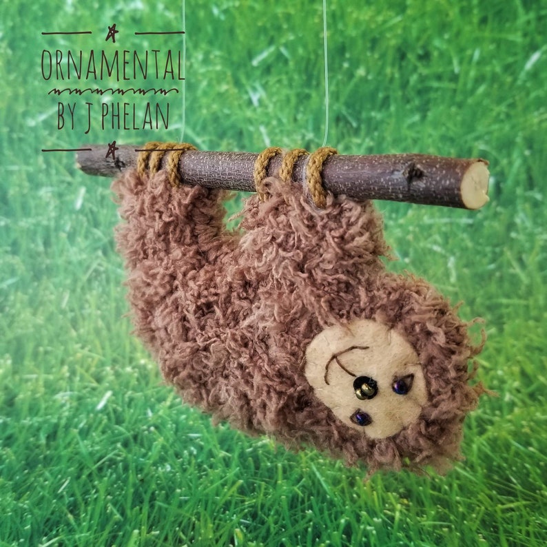 Sloth Costa Rica Pura Vida Sloth Ornaments Sloth Sloth Gift | Etsy