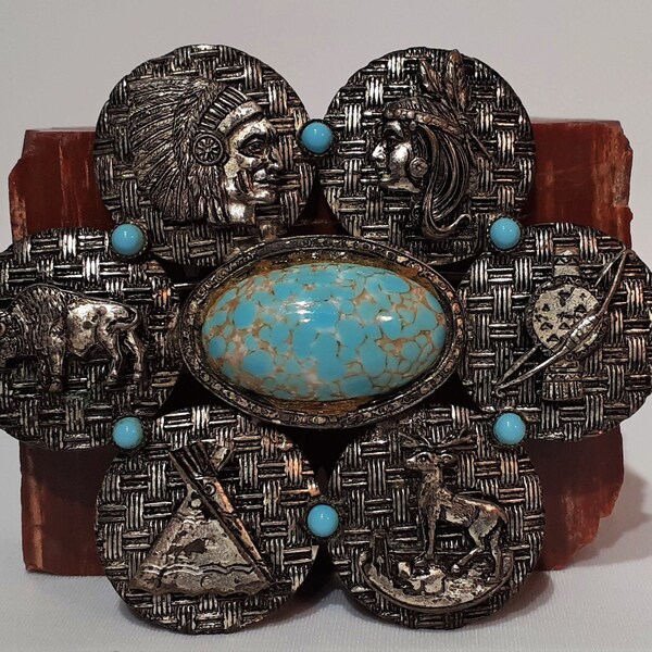 Native American Pin - Etsy