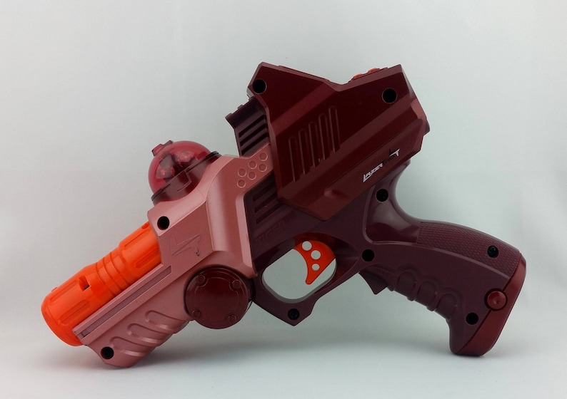 Vintage 2004 Tiger Electronics Lazer Tag Team Ops IRT-2X Tagger Red - Etsy