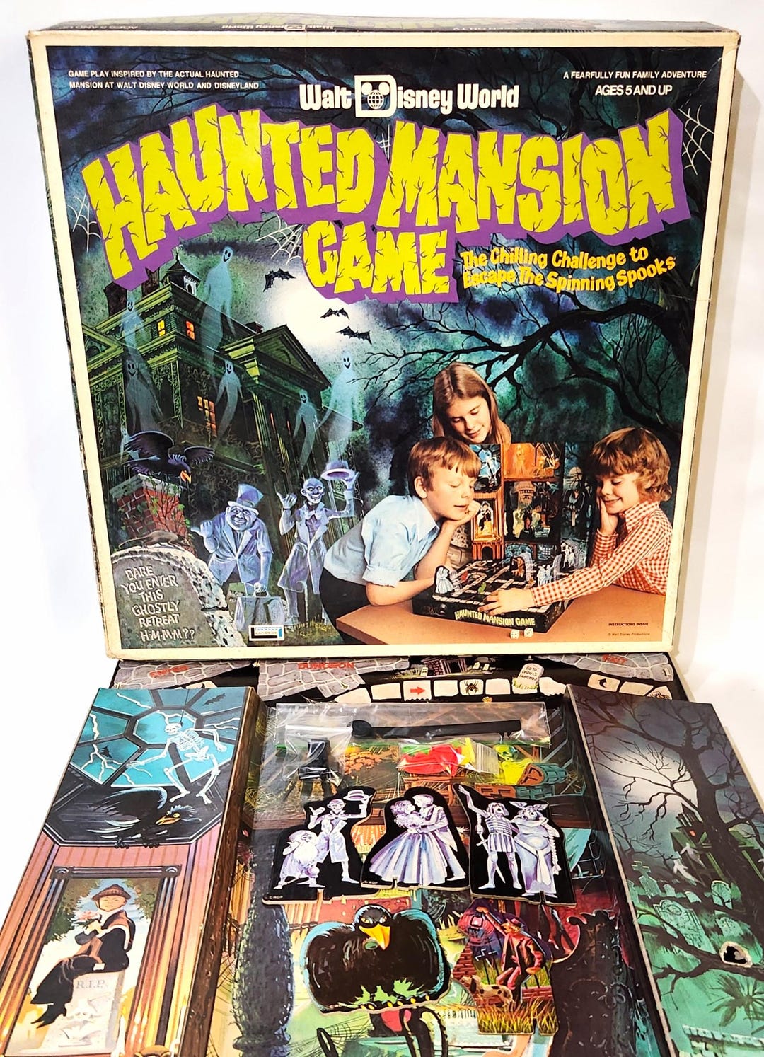1975 Walt Disney World Haunted Mansion Game Lakeside Ind. No. 8333 ...