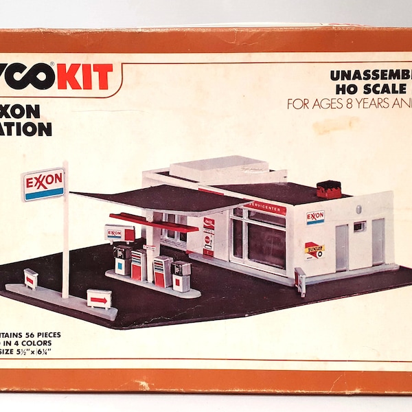 Ho Scale Gas Station - Etsy