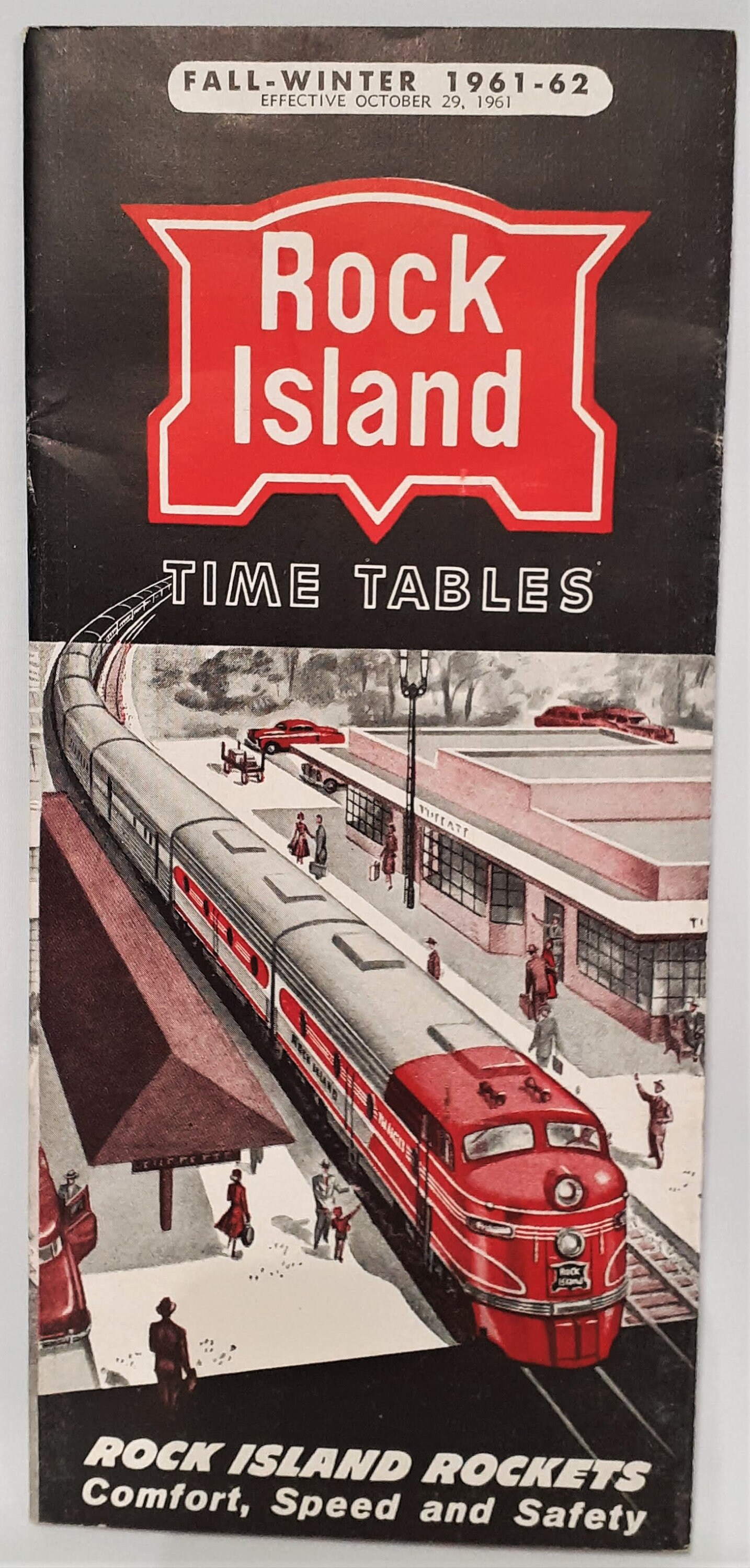Vintage 1960s Rock Island Railway Rock Island Rocket Passenger Train ...