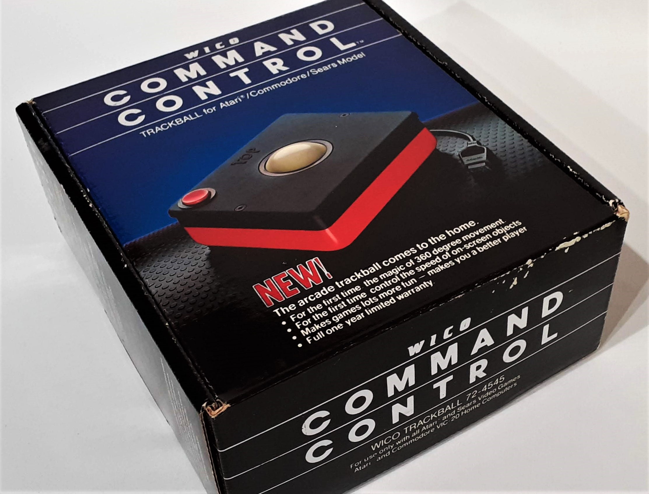 Vintage 1983 Wico Command Control Trackball for for Atari Commodore ...
