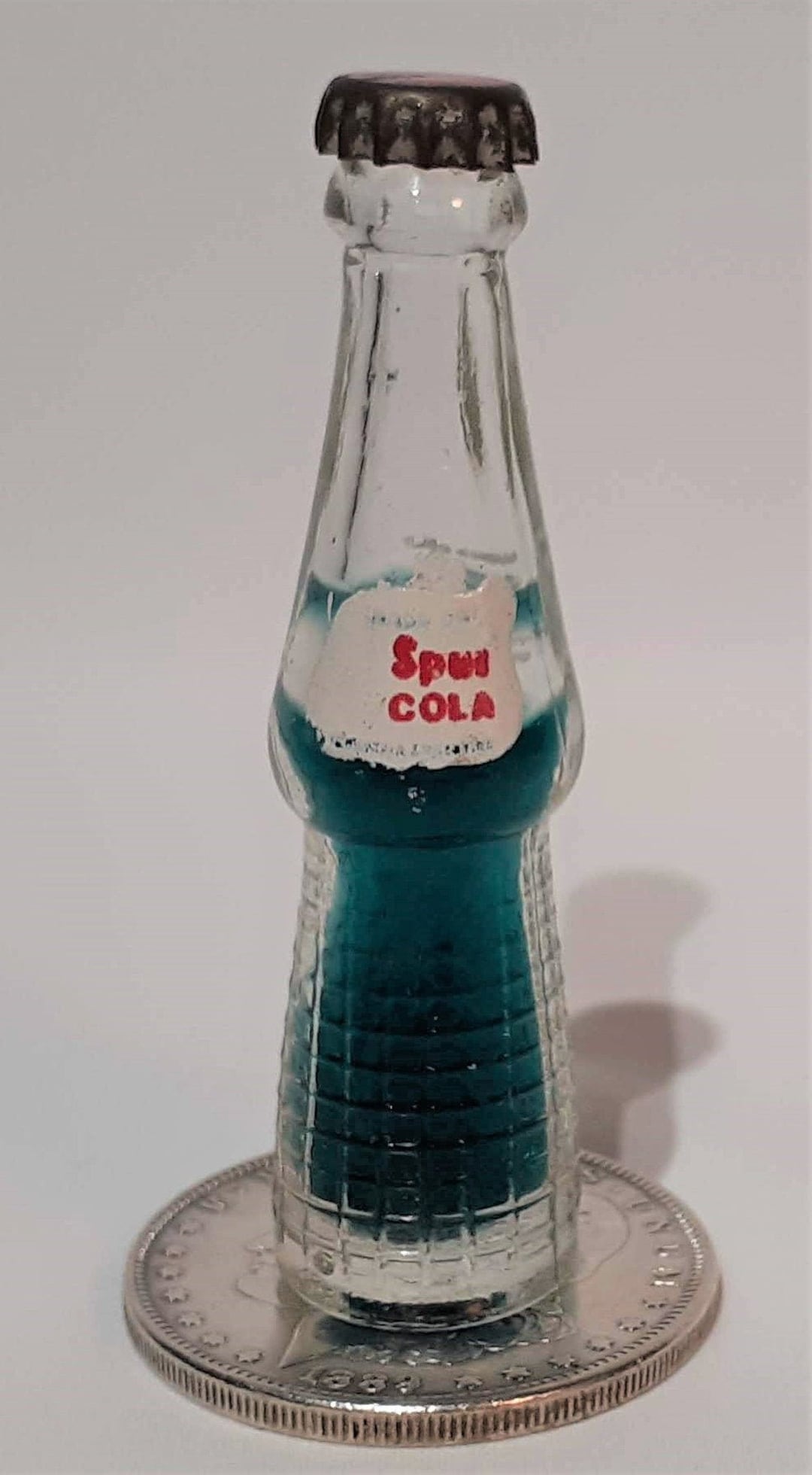 Vintage Three Inch Miniature Glass Spur Cola Bottle Spur Miniature ...