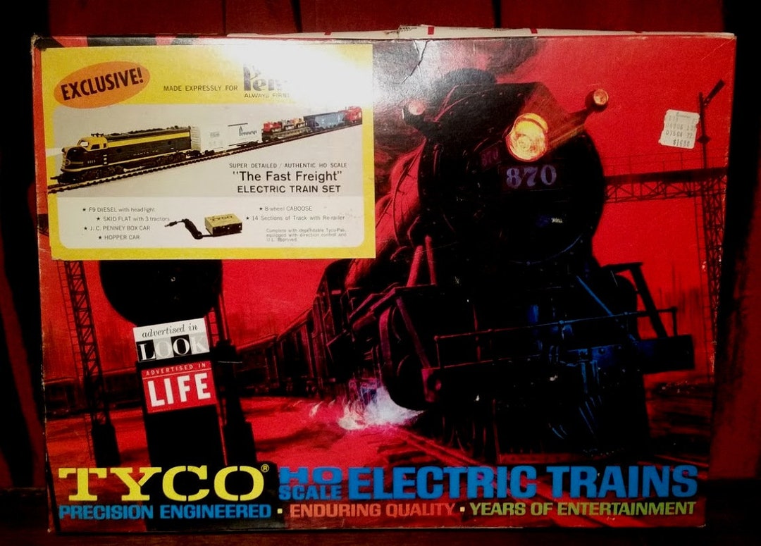 Vintage 1960s Tyco HO Scale Electric Trains Penney's Exclusive Train ...