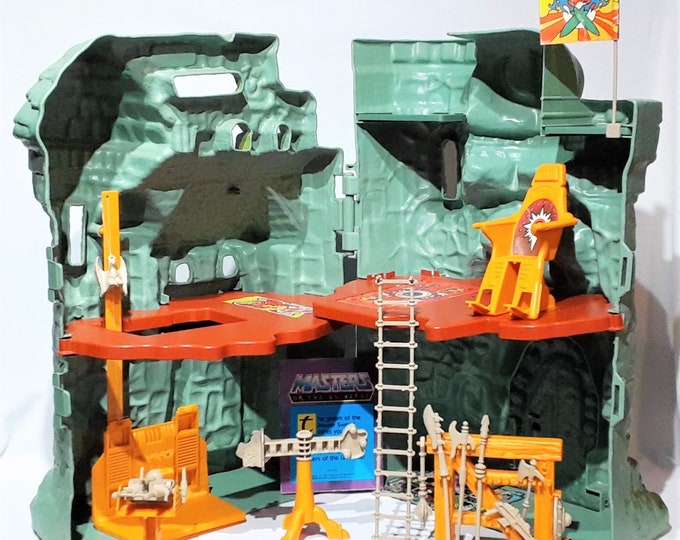 Vintage Original 1982 He-man Castle Grayskull Masters of the Universe ...