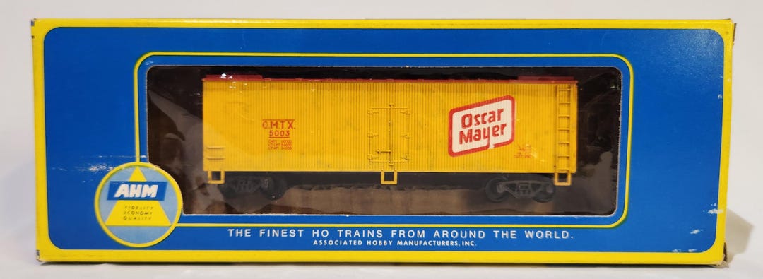 Vintage HO Scale Oscar Meyer Private Owner Reefer OMTX #5003 AHM 5296 B ...