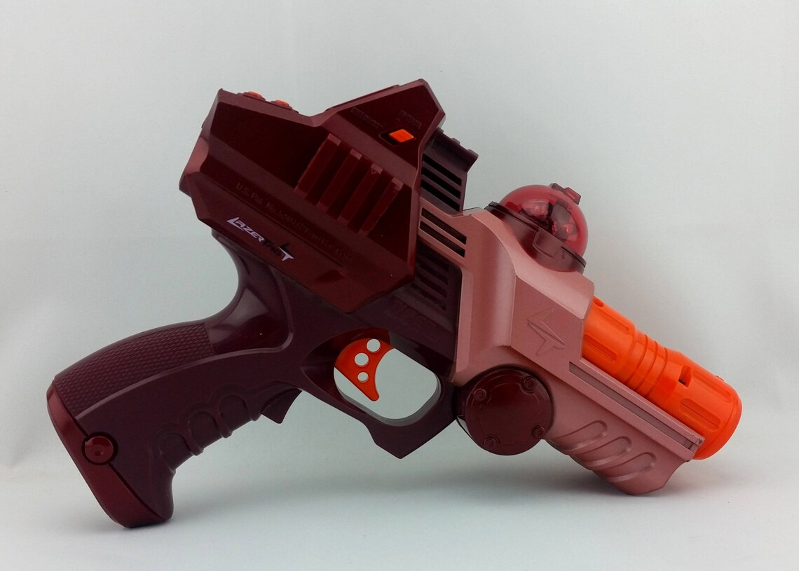 Vintage 2004 Tiger Electronics Lazer Tag Team Ops IRT-2X Tagger Red - Etsy