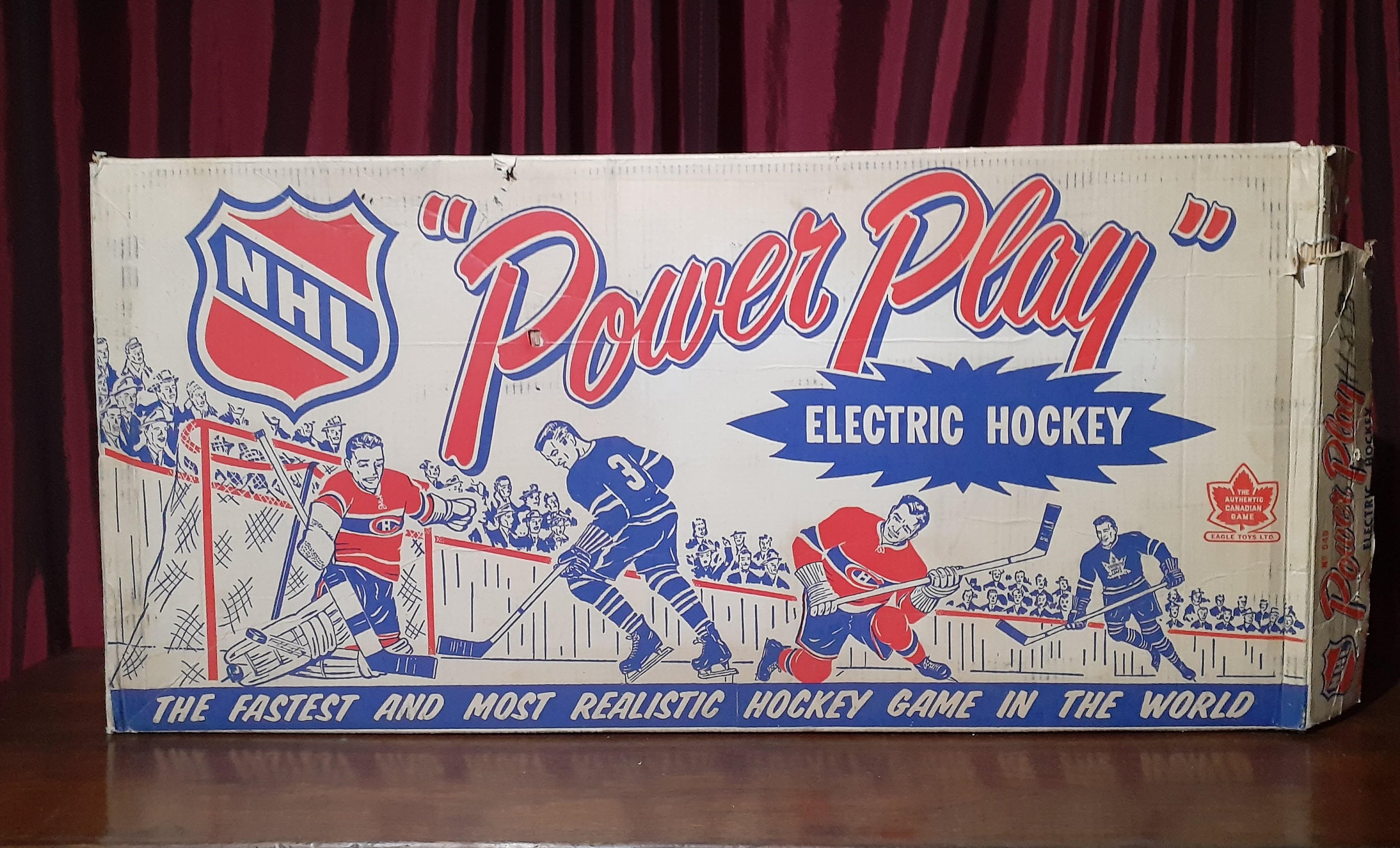 1960s NHL Powerplay Electric Hockey No. 540 Eagle Toys Ltd. in Box - Etsy