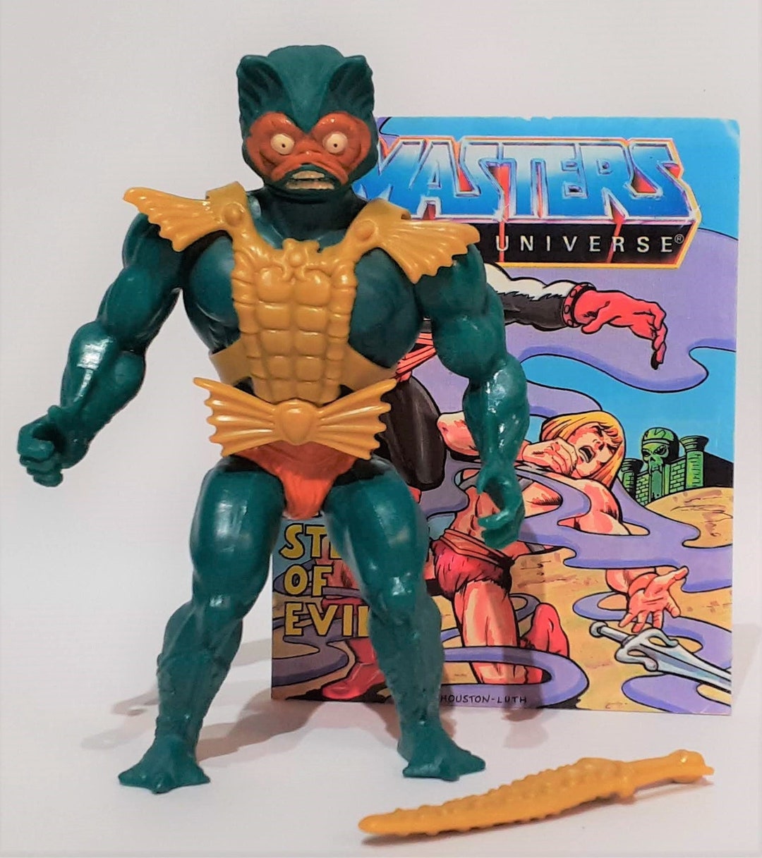 Vintage Original 1984 He-man MER-MAN Masters of the Universe MOTU ...