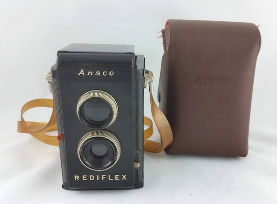 Vintage 1948 Ansco Rediflex Camera With Leather Case Tested - Etsy